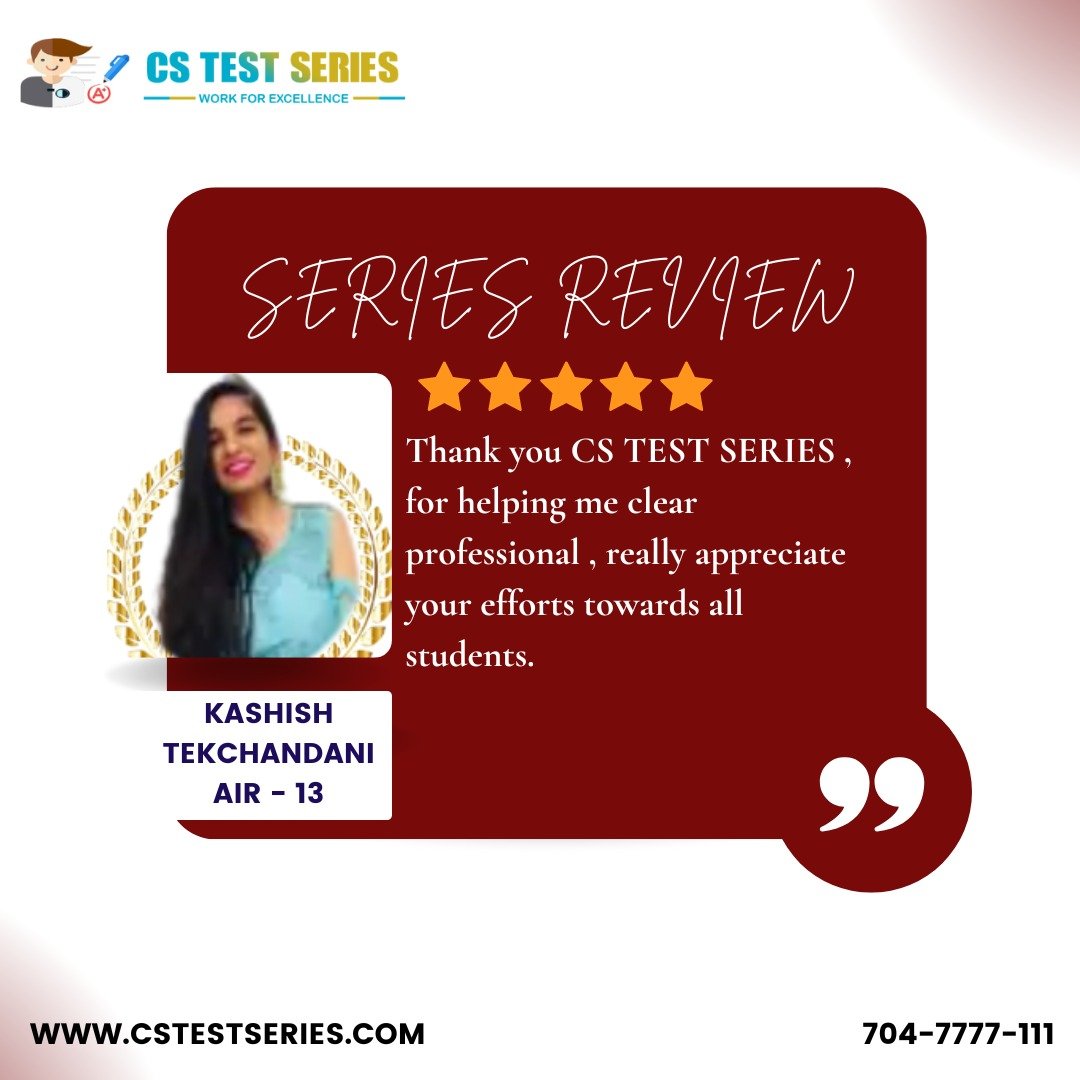 CS Test Series - Welcome to CS Test Series